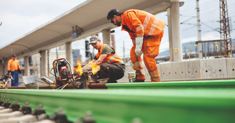 Voestalpine has manufactured the world's first hydrogen-based railway rail