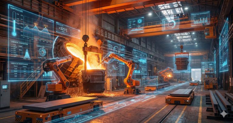 Robots near the blast furnace: artificial intelligence in steel industry
